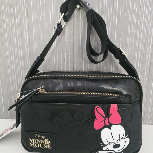 Primark | Bags | Primark Disney Minnie Mouse Black Crossbody Bag | Poshmark
